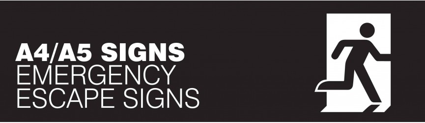 A4 and A5 Emergency Escape | Safety Signs Specialist